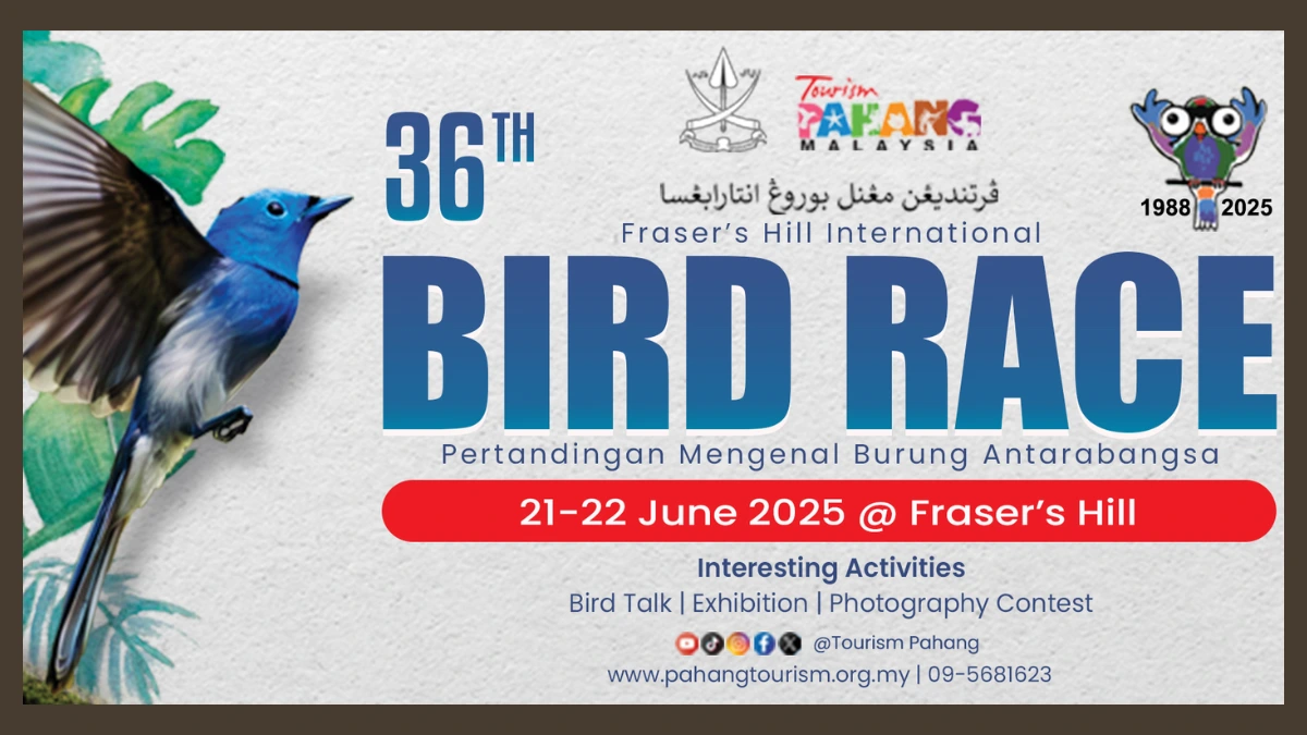 36th Fraser’s Hill International Bird Race 2025 | Visit Malaysia 2026