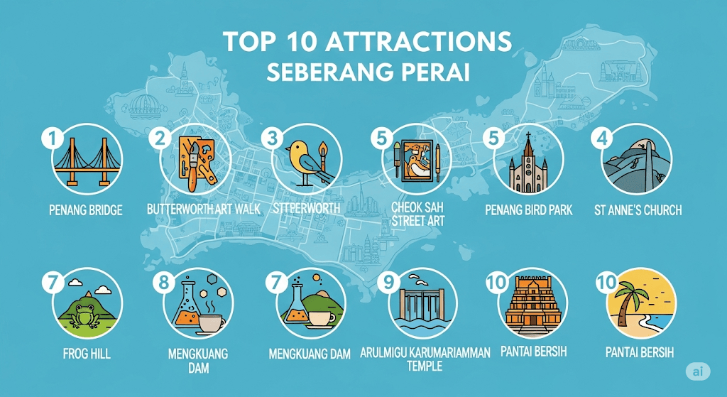 Top 10 Attractions in Seberang Perai | Visit Malaysia 2026