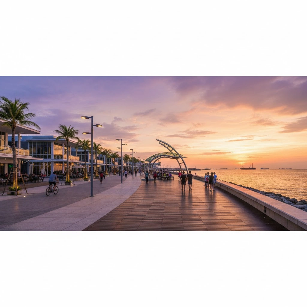 Miri Waterfront (Miri Boulevard) - A Scenic Seaside Destination in Miri ...